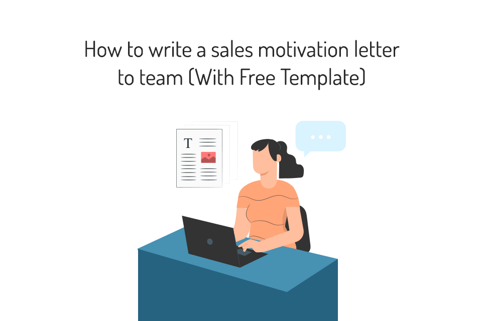 How to write a motivational letter to sales team (With Free Template)