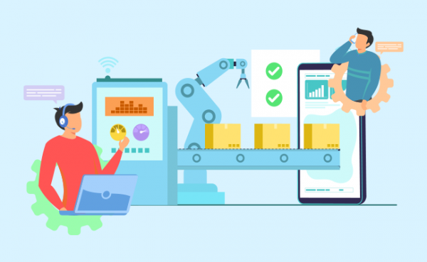 Technology in Manufacturing Industry Communications