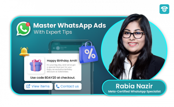 WhatsApp Ads for Business | 5 Tips by Meta Specialist Rabia Nazir